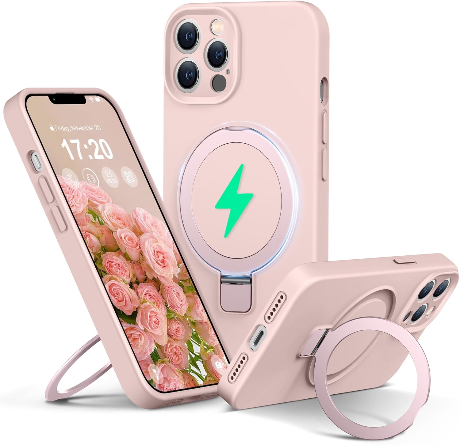 Amazon.com: PuyaTeya Liquid Silicone Case for iPhone 12 pro MAX with ...