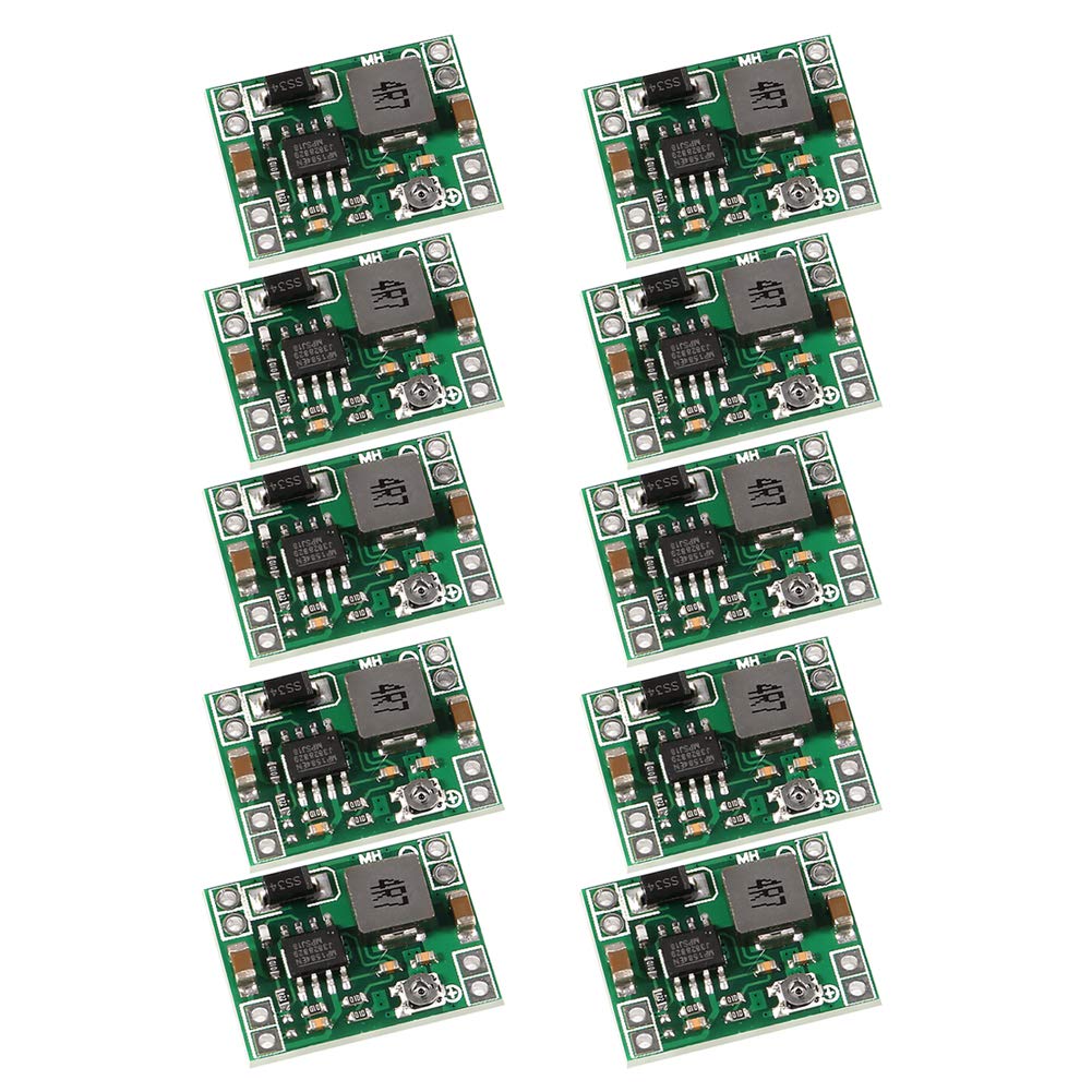 Dorhea 10PCS MP1584EN 3A Mini Step Down Buck Converter DC-DC 24V to 12V ...