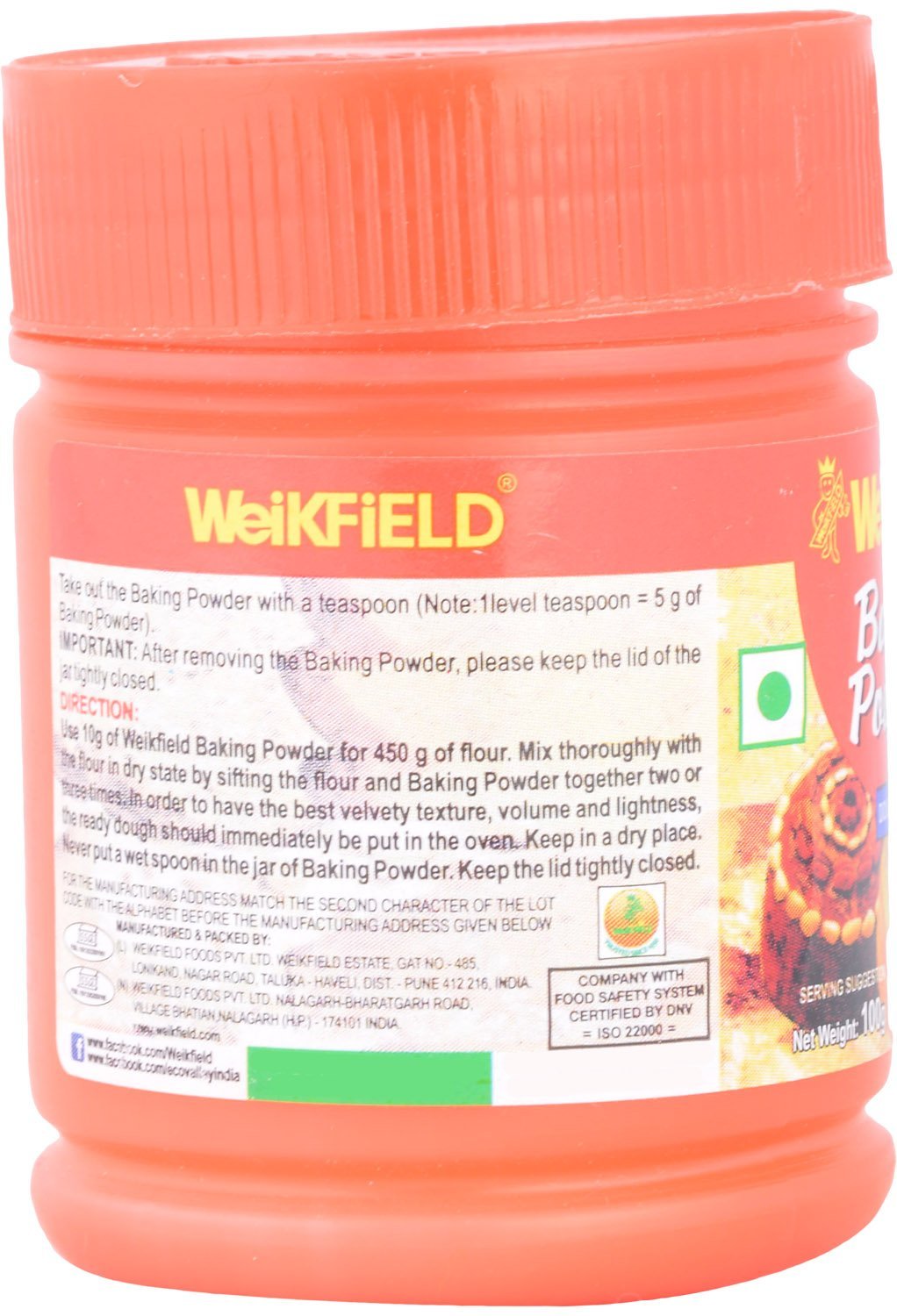 Baking Powder Weikfield Vedic Indian Supermarket