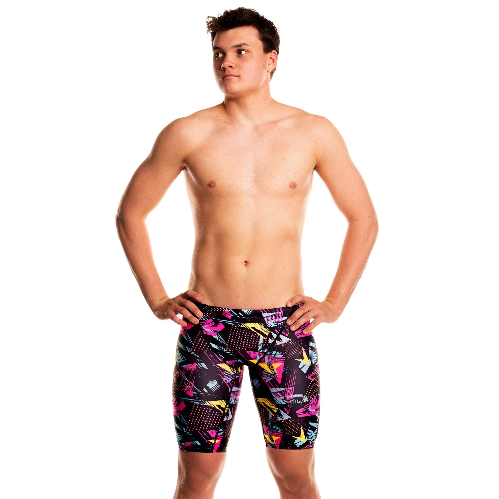 Snapklik.com : Flow Funky Jammers For Boys - Swim Jammer Swimsuit For ...