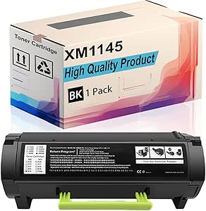 Amazon.com: Toner Cartridge Compatible for Lexmark M1145 XM1145 Printer ...