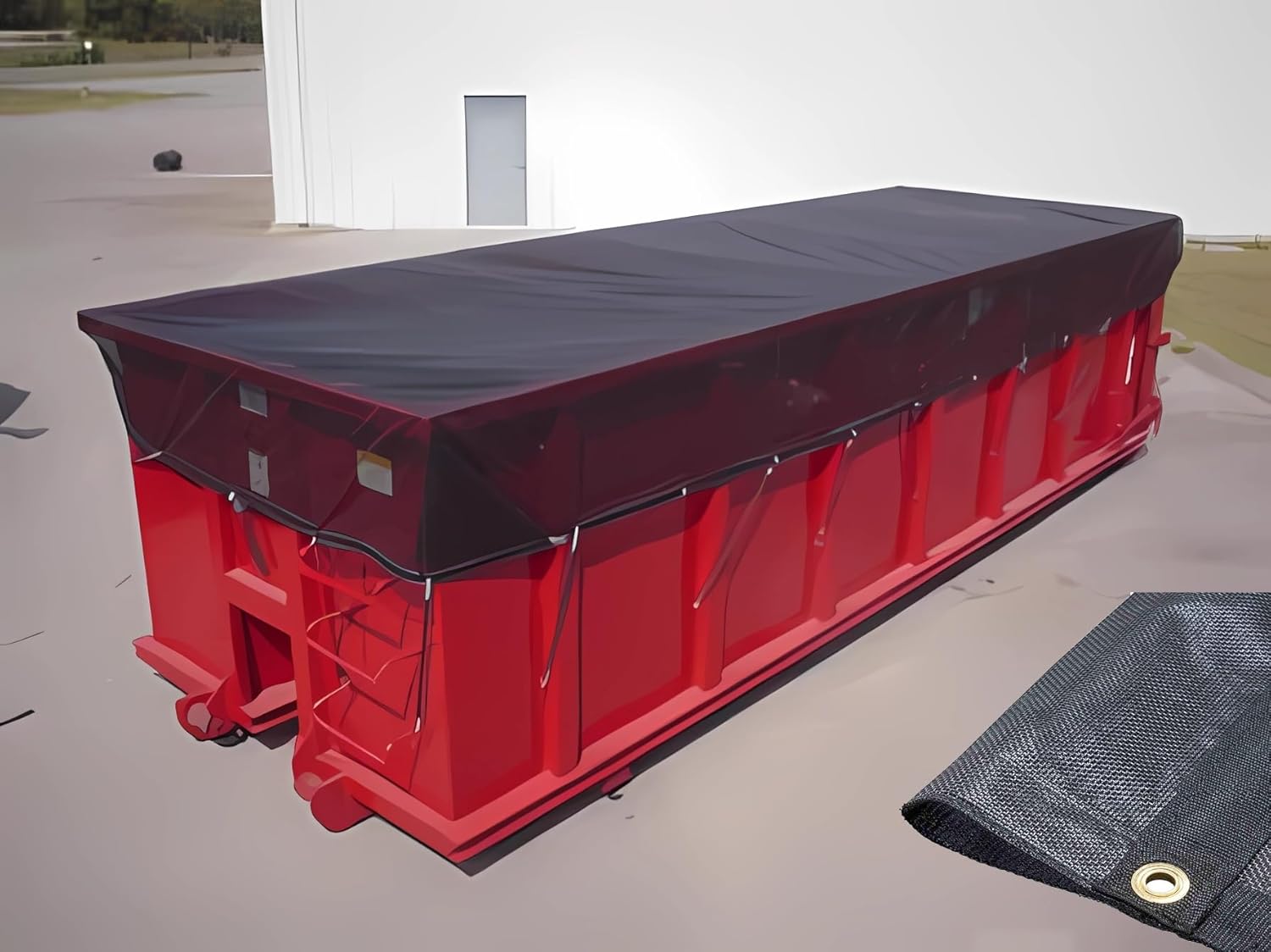 Amazon.com: ALCO - Dumpster Tarp/Covers – Super Duty - Reinforced Vinyl ...