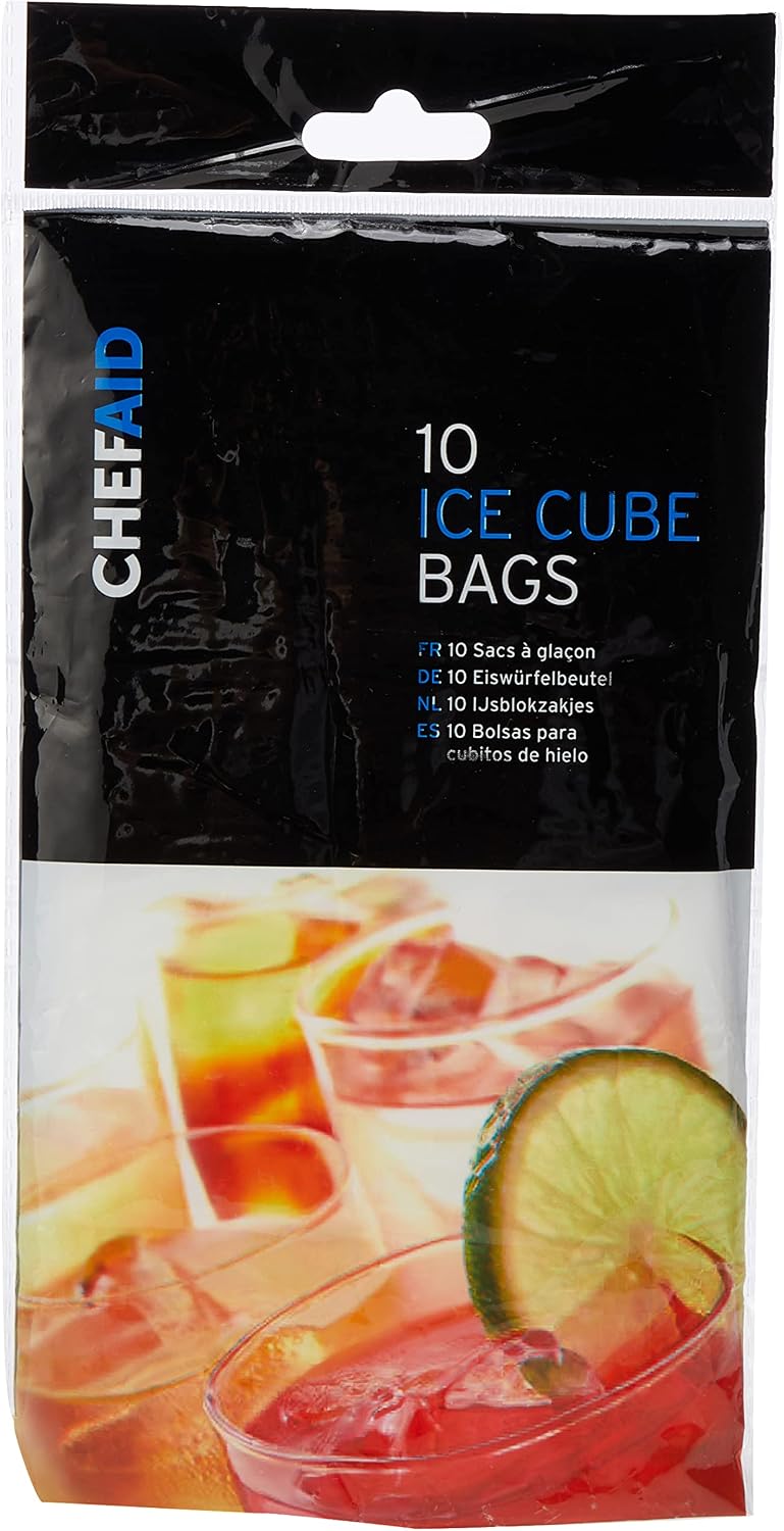 Chef Aid Ice Cube Bags, Pack of 1 Freezable Bages to create Ice Cubes ...