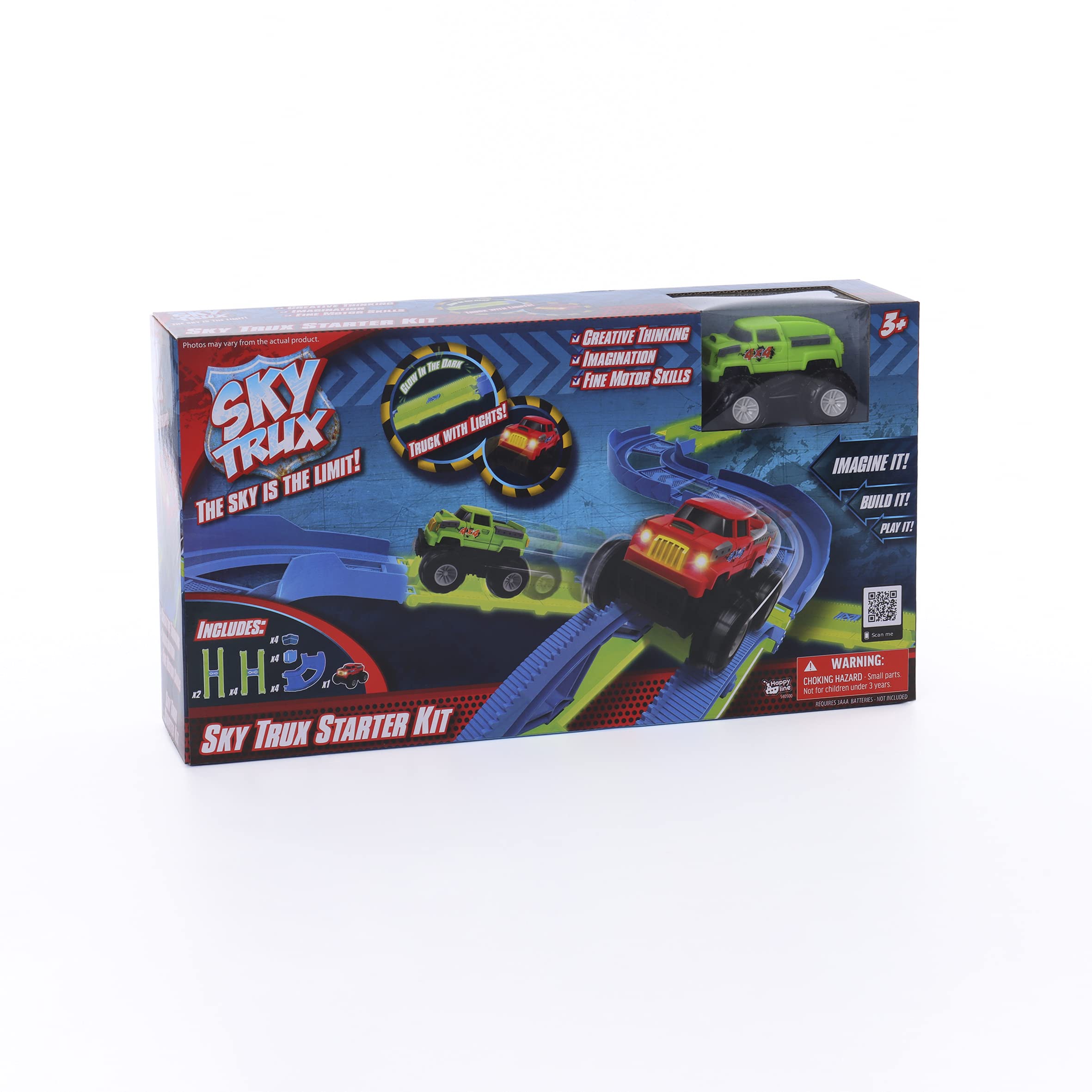 Sky Trux Race Track For Kids 1 Car With Lights | Desertcart INDIA
