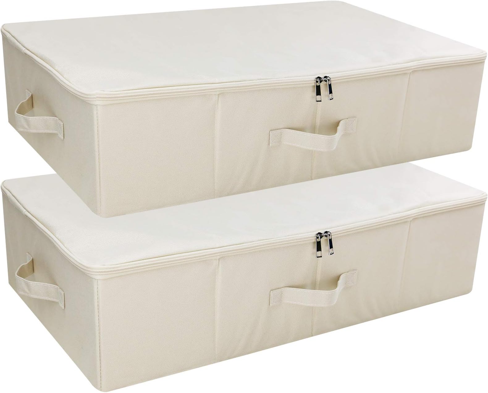 Amazon.com: Hoyula Deep Under Bed Storage Container, 2 Pack 10" High 31 ...