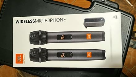 Amazon.com: JBL Wireless Two Microphone System with Dual-Channel ...