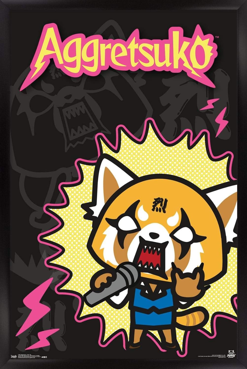 Amazon.com: Trends International Aggretsuko-Rock Out Wall Poster, 22. ...