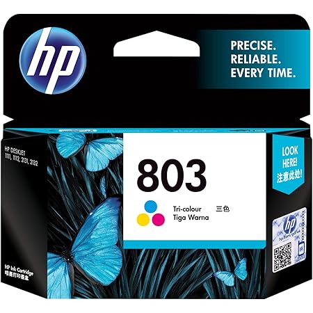 HP 805 Tri-Color Original Ink Cartridge : Amazon.in: Computers ...