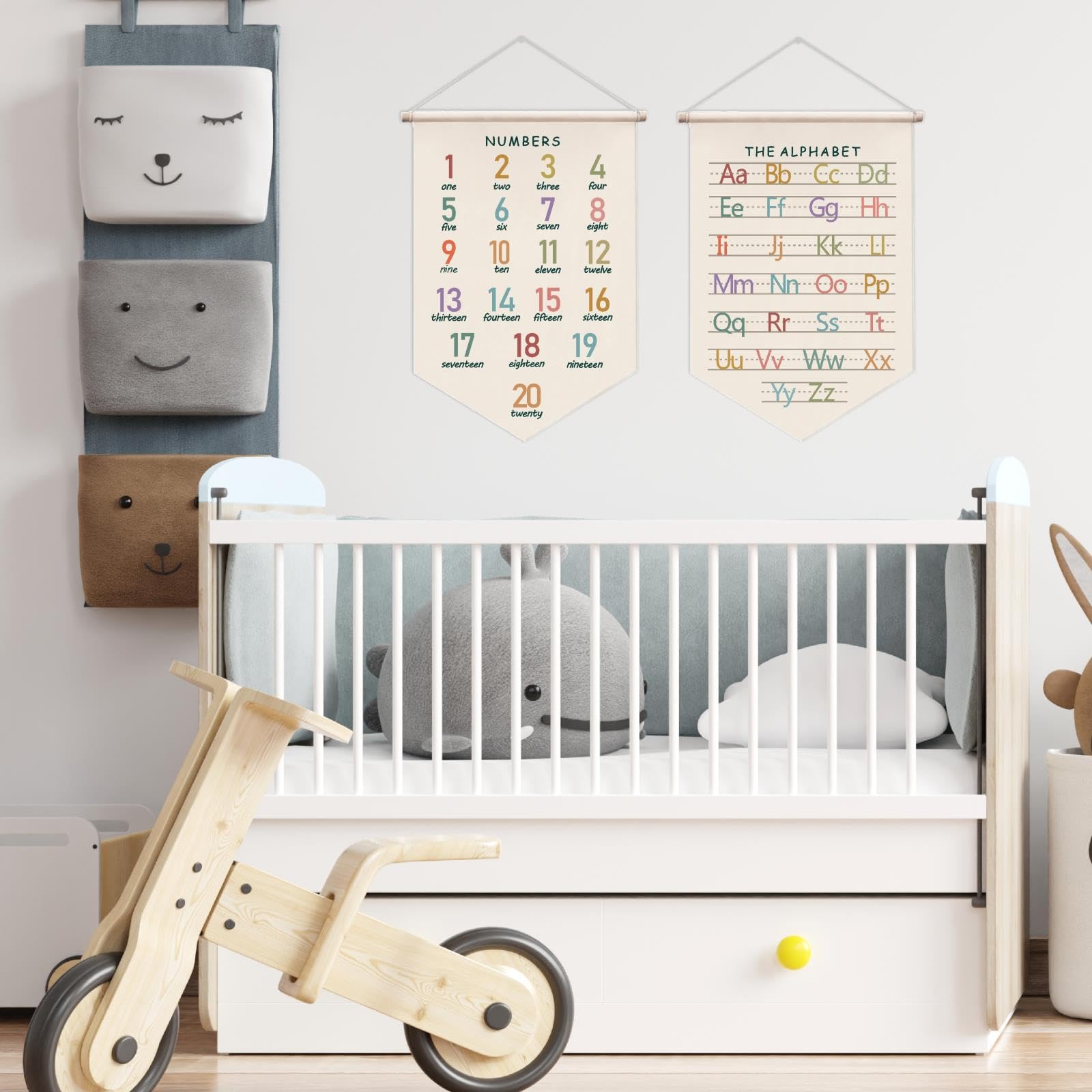 Snapklik.com : Alphabet Wall Banner Number Wall Hanging Alphabet Number ...