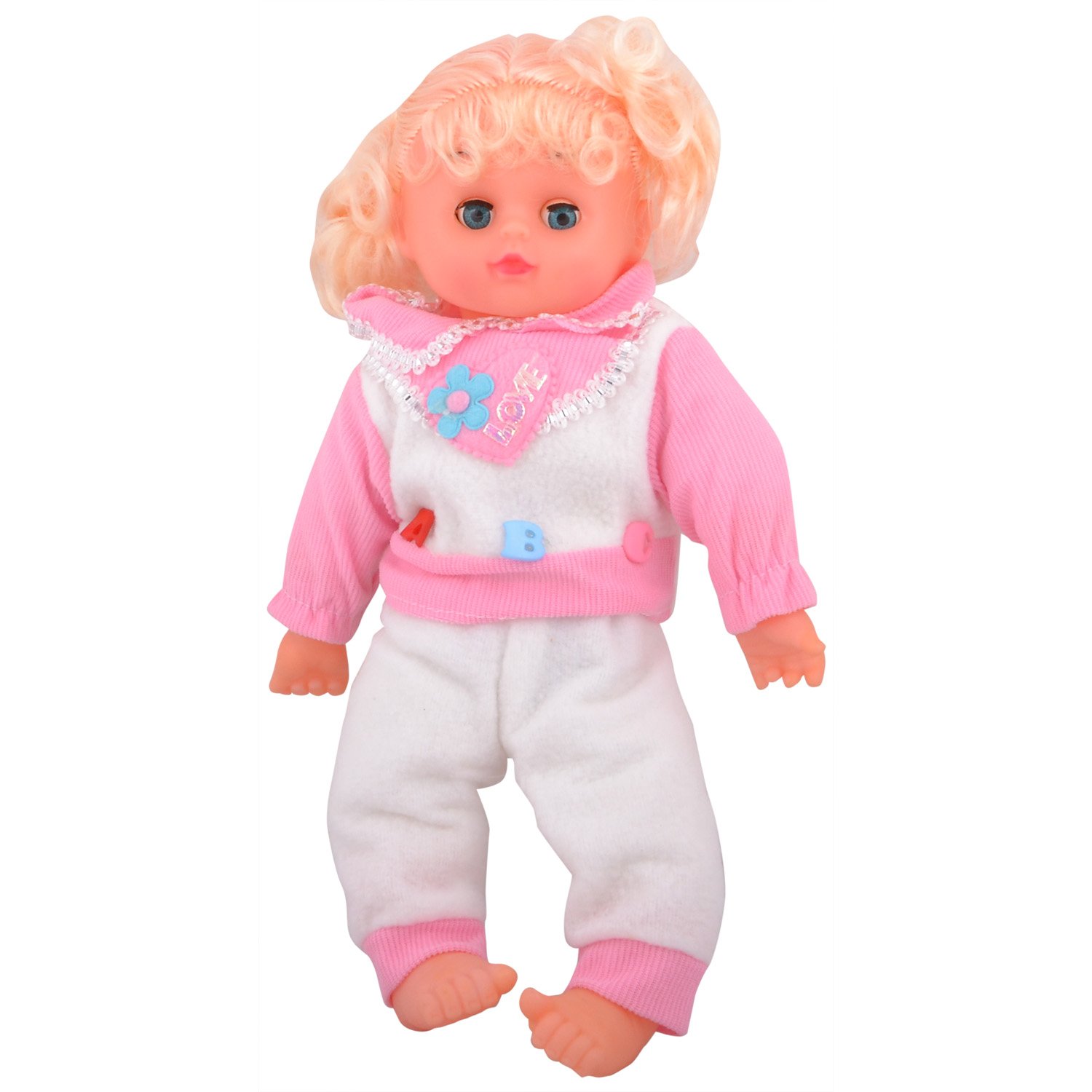 Connexions White Soft Laughing Doll : Amazon.in: Toys & Games