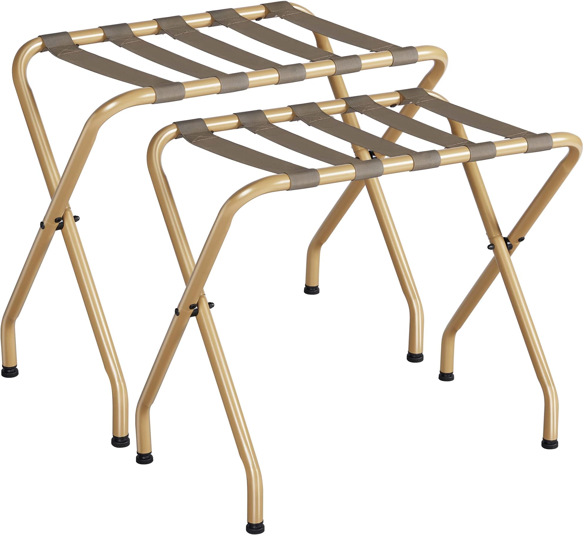 Amazon.com: Silverwood Rhys Metal Folding Luggage Rack in Gold, Dark ...