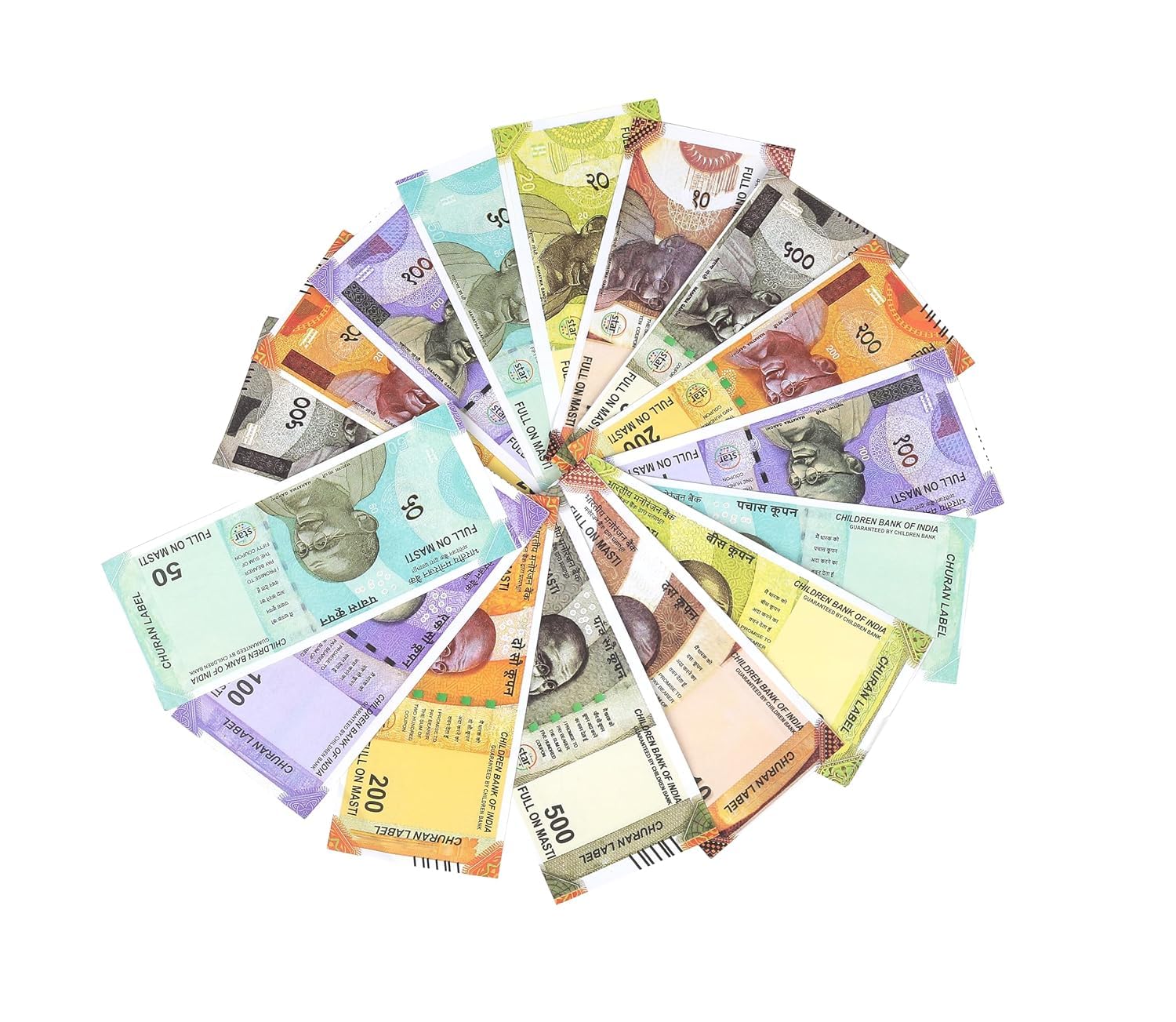 Buy Laserbot Currency (6 X 25=150 Each) for Kids Denomination Learning ...