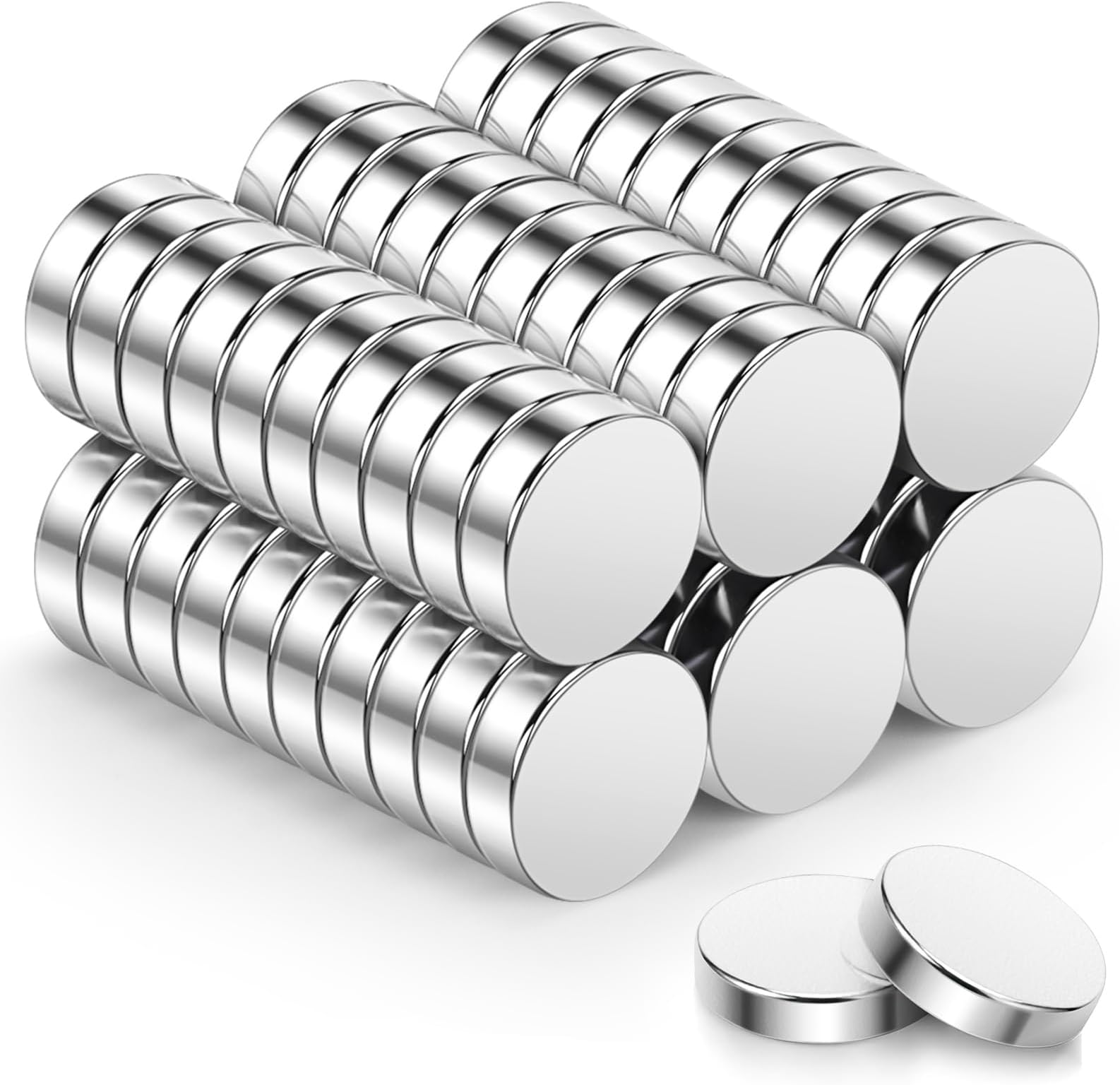 Wukong Mini Magnete 8x3mm | 30 Stück, Rund Neodym Magnete für ...