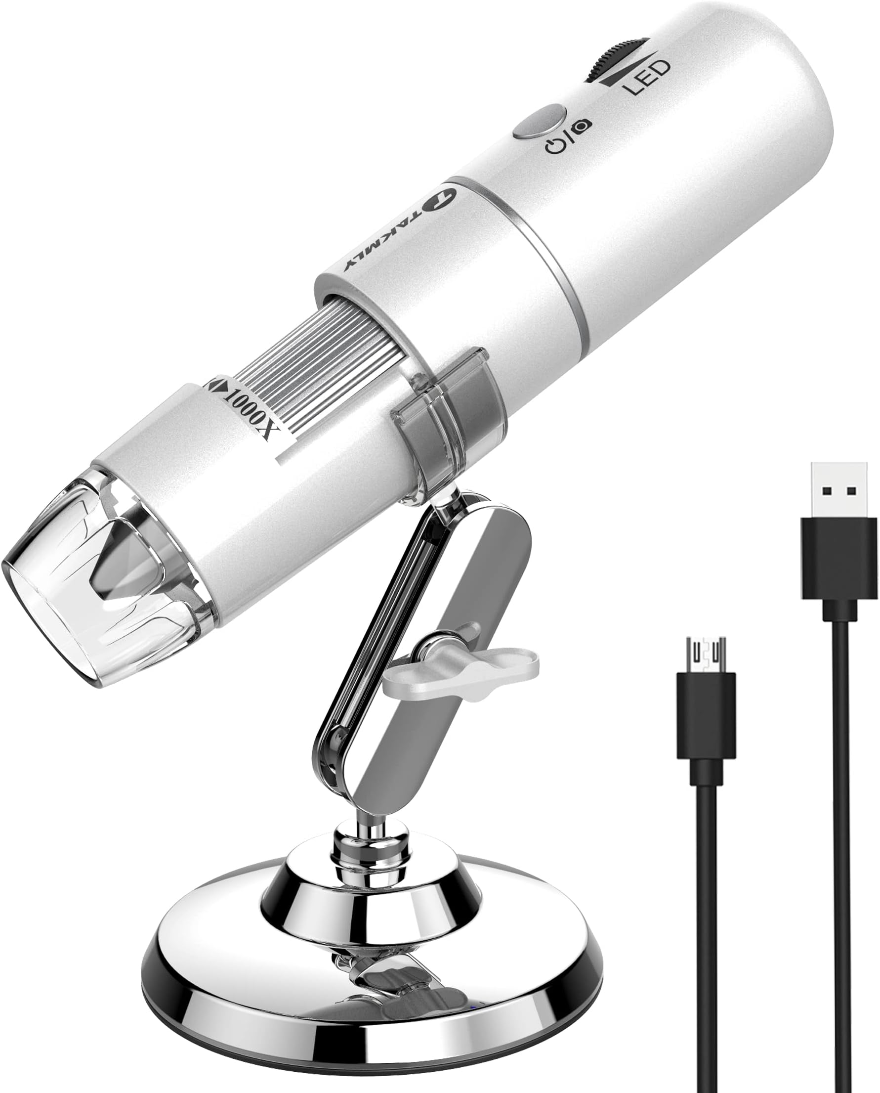 Amazon.com : T TAKMLY Wireless Digital Microscope Handheld USB HD ...