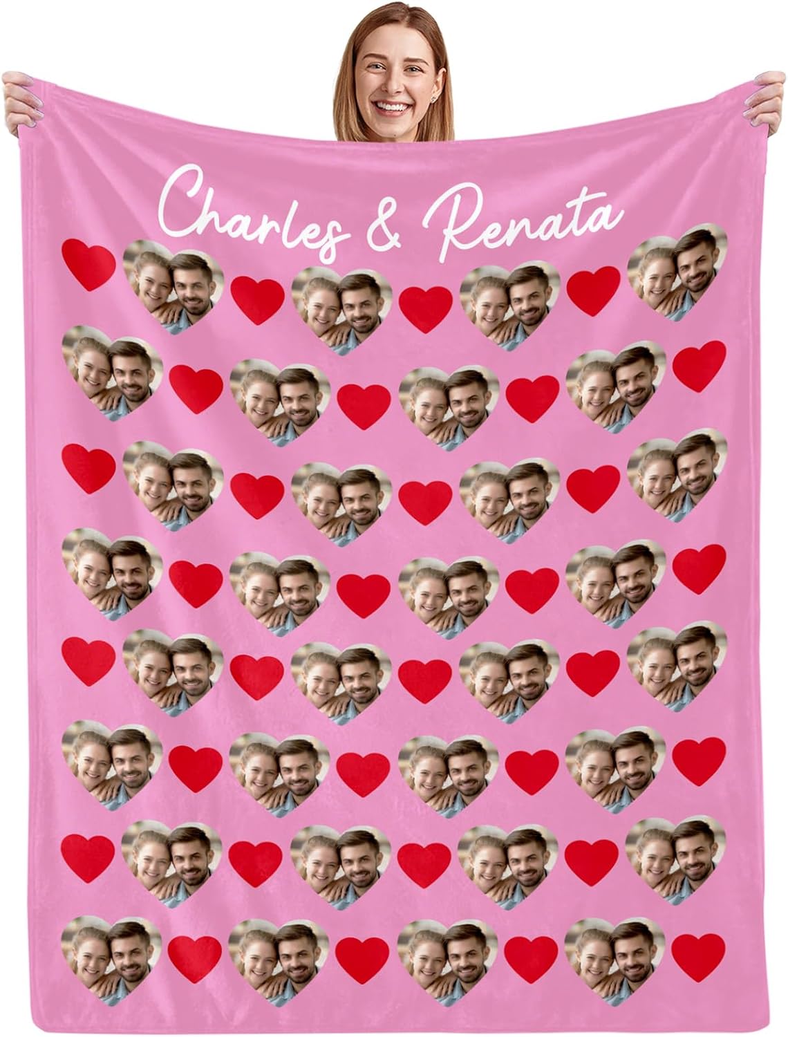 Amazon.com: Yopicks Custom Face Blanket with Photos,Personalized Funny ...