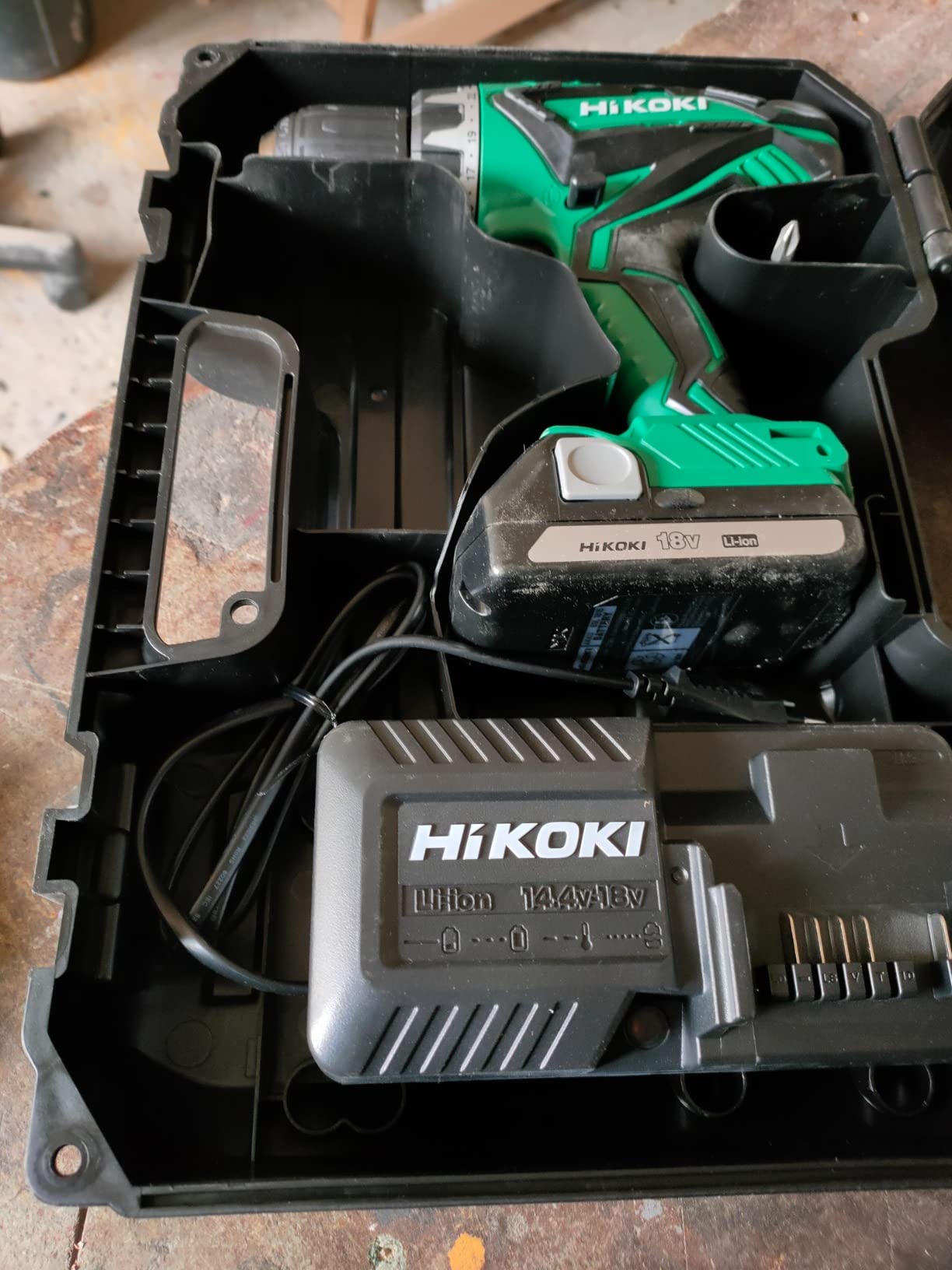 Hitachi DS18DJL – Perceuse sans fil 18 V : Amazon.fr: Bricolage