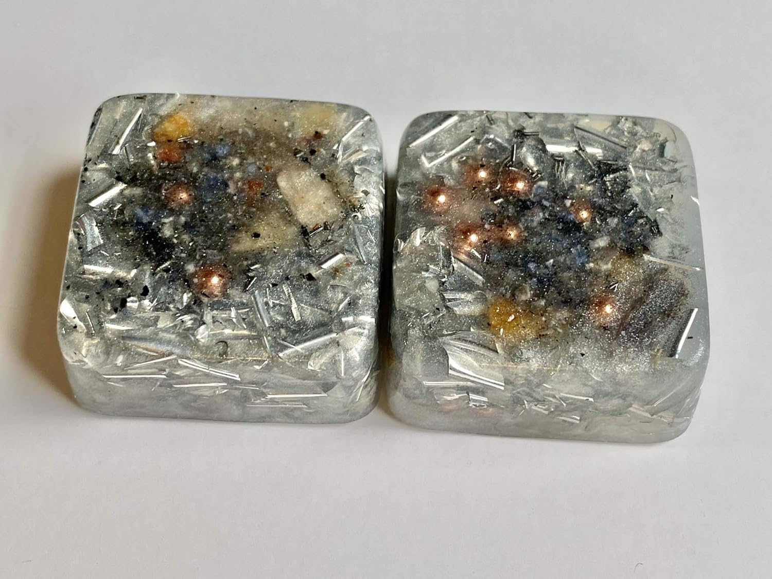 Amazon.com: Pearl White 2 Mini Cube Tower Busters Crystal Orgone (Pearl ...