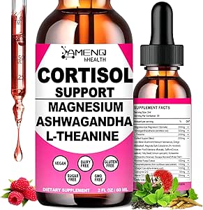Amazon.com: Cortisol Supplement Liquid Drops, 17-in-1 Cortisol Reducer ...