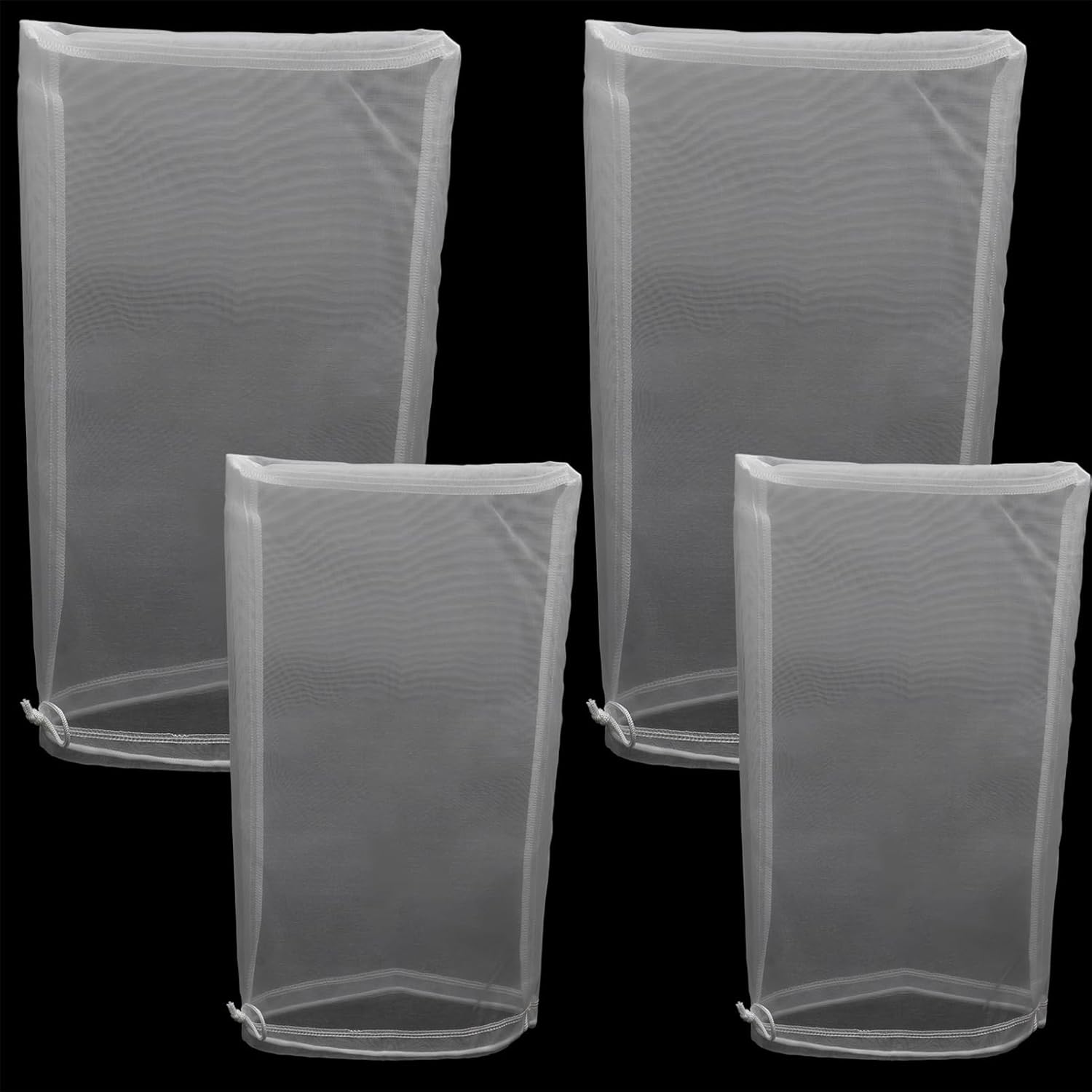 Brew Bags Reusable, Food Grade Filter Bag Fine Mesh Strainer Bags with ...