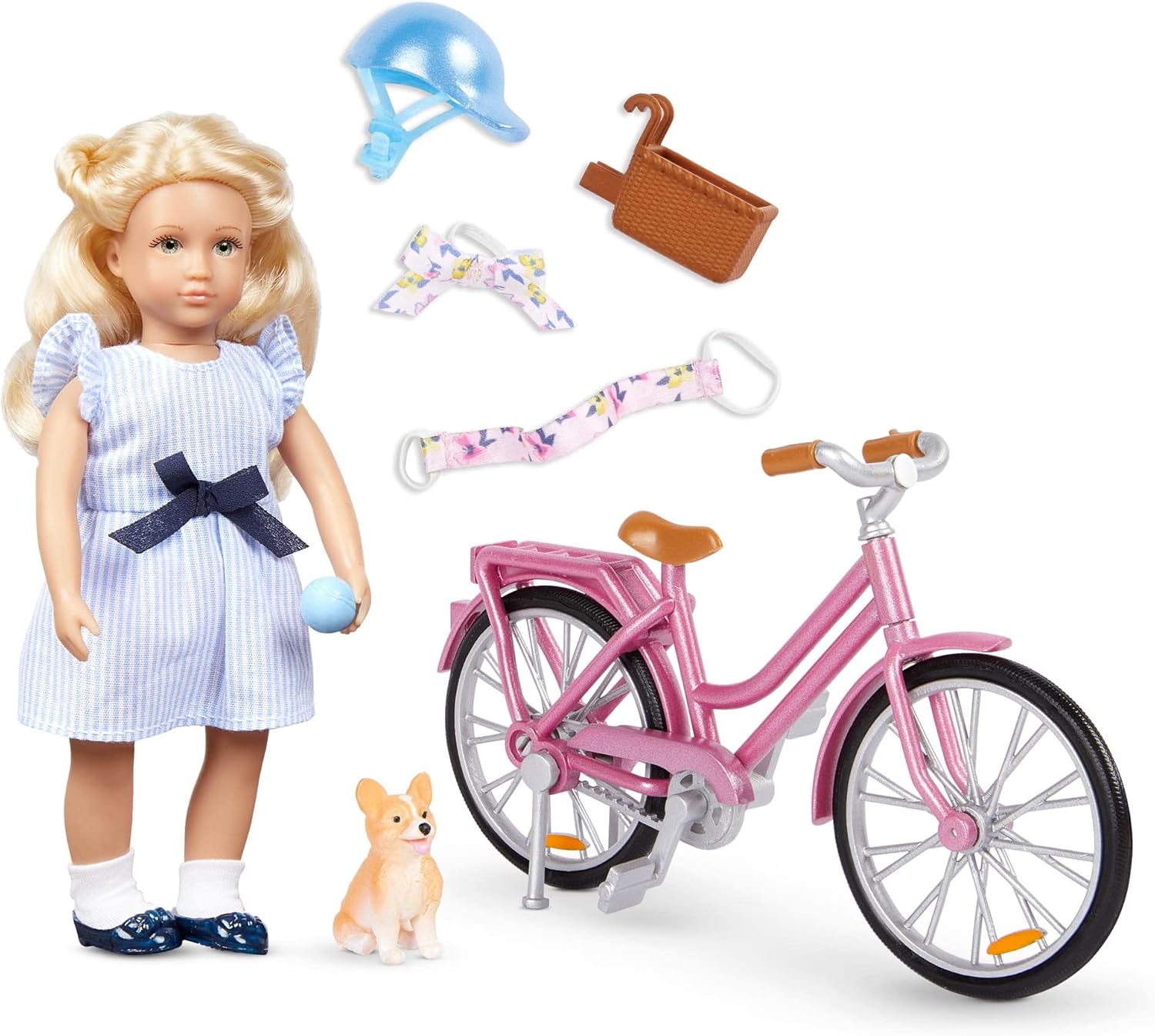 Lori – Mini Doll & Bike Playset – 6-inch Doll with Bicycle ...
