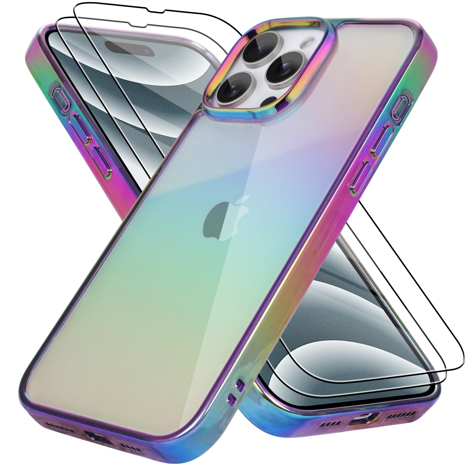 Amazon.com: Bonoma Compatible with iPhone 16 Pro Max Case Bling Laser ...