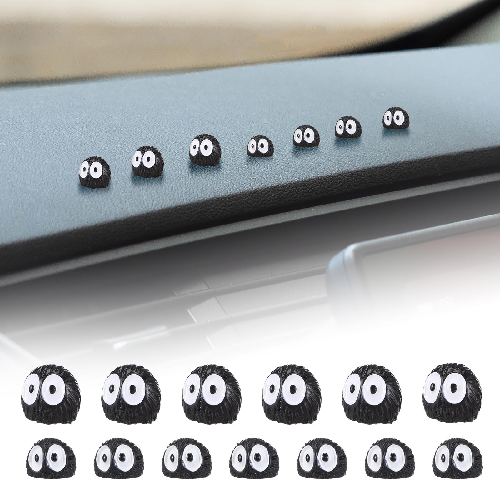 Amazon.com: Ouligay 20pcs Cute Soot Sprites - Car Decorations Interior ...