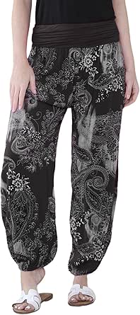 Amazon.com: Janisramone® Harem Alibaba Pants Trousers - Italian Paisley ...