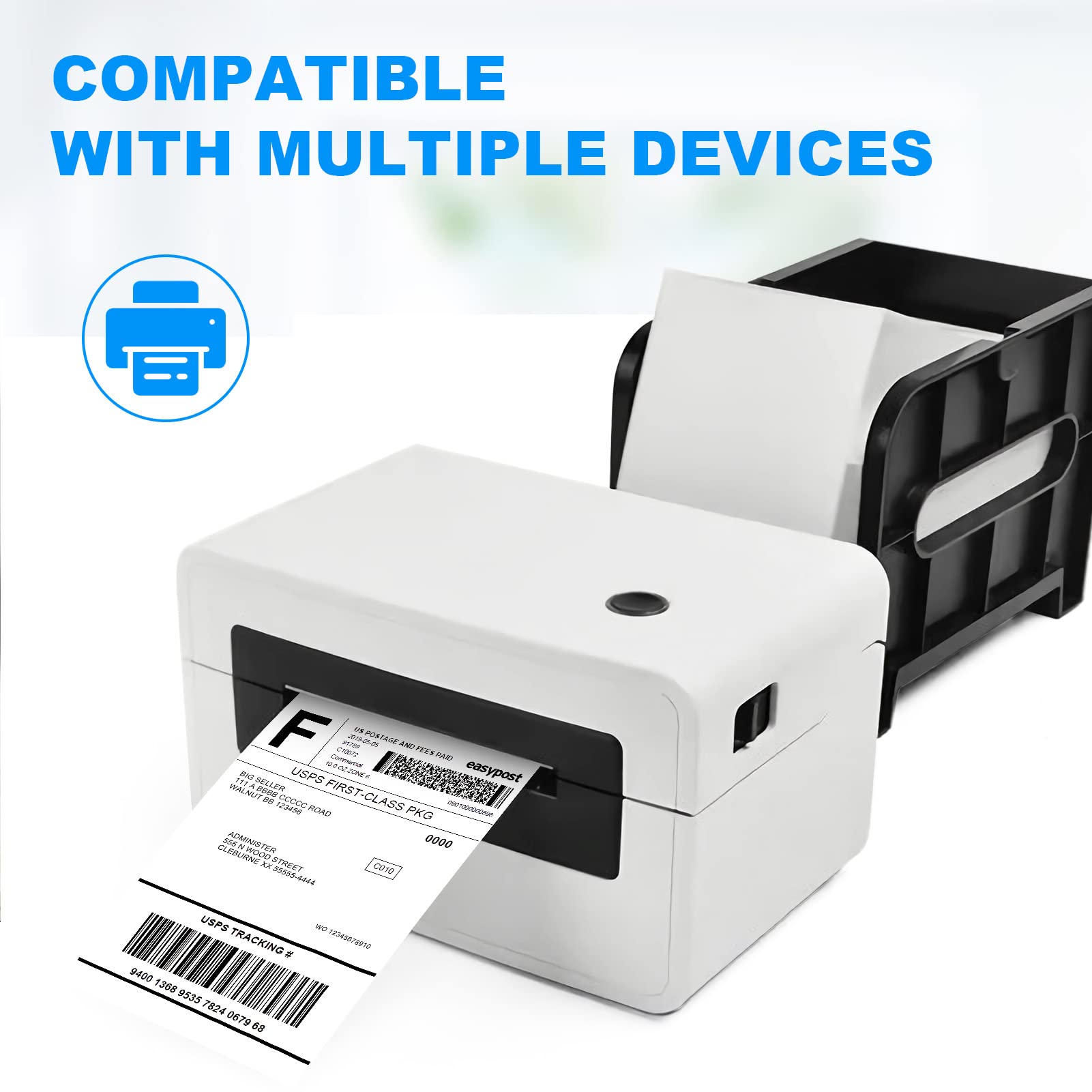 Snapklik.com : MaxGear 4" X 6" Direct Thermal Labels, 4000 Labels 8 ...