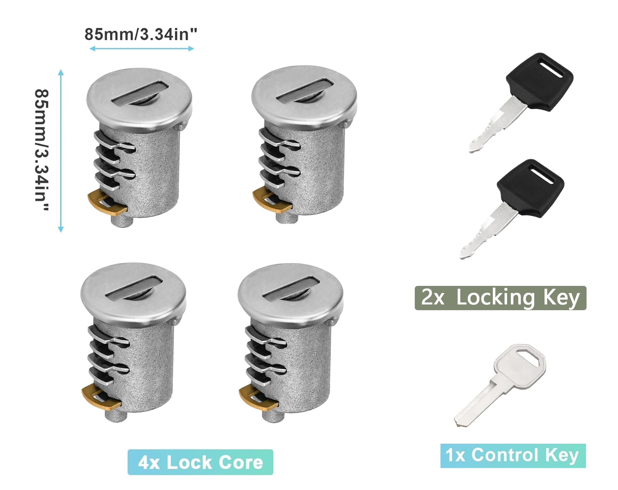 Yakima Timberline Towers 4 Pack Buy Package Of 4 Lock Cores For Yakima ...