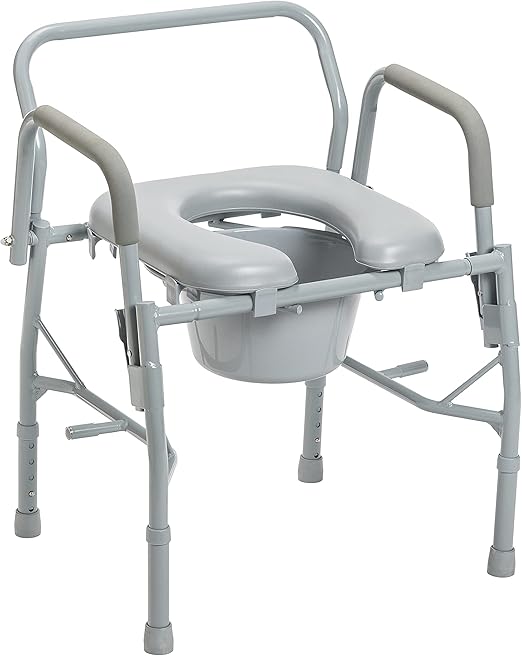 Amazon.com: Drive Medical 11125PKSD-1 Commode Chair for Toilet with ...