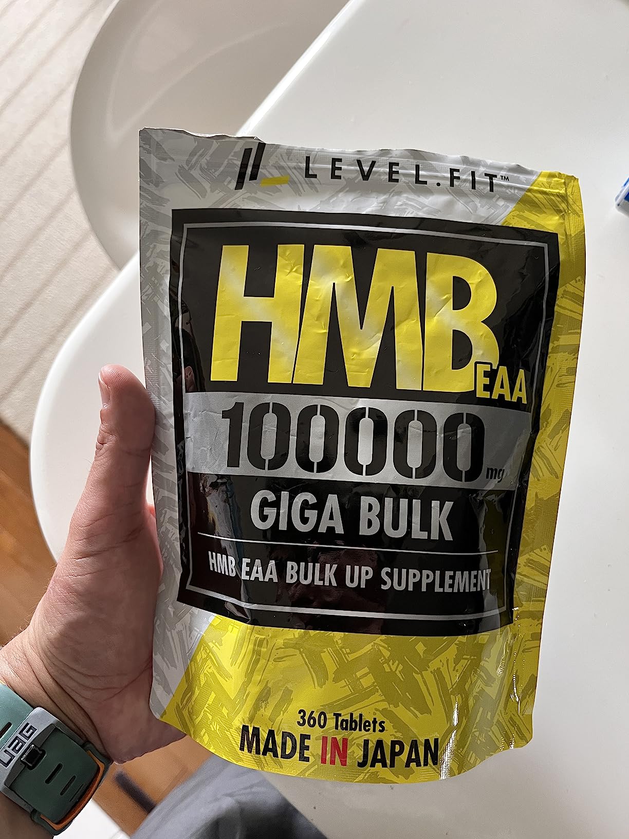 Amazon.co.jp: LEVEL.FIT HMB EAA アルギニン サプリ100000mg（アンチドーピング認証）360粒1袋 : ドラッグストア