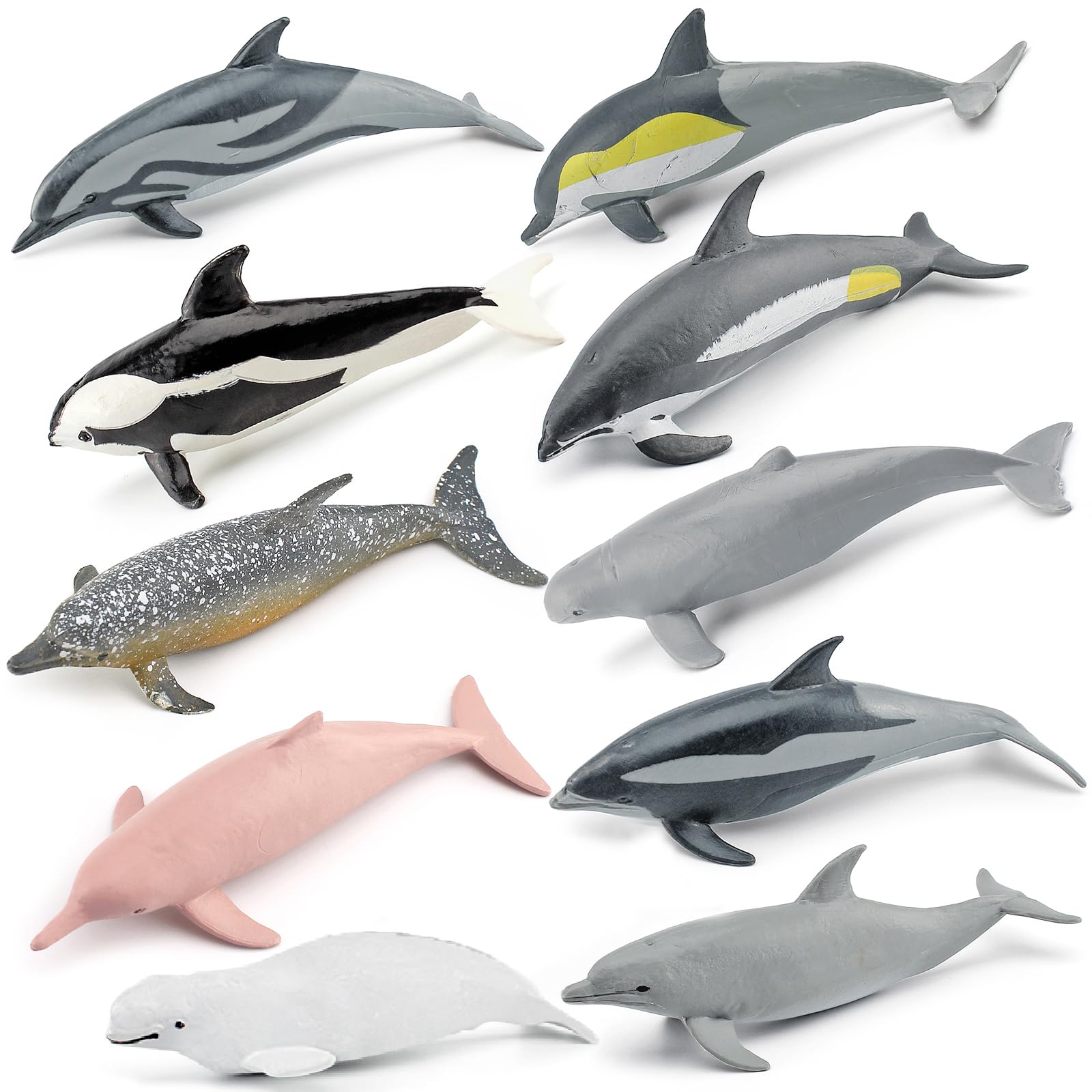 Amazon.com: GUFOPONAS Dolphin Toy Mini Dolphin Figurines Set Sea ...