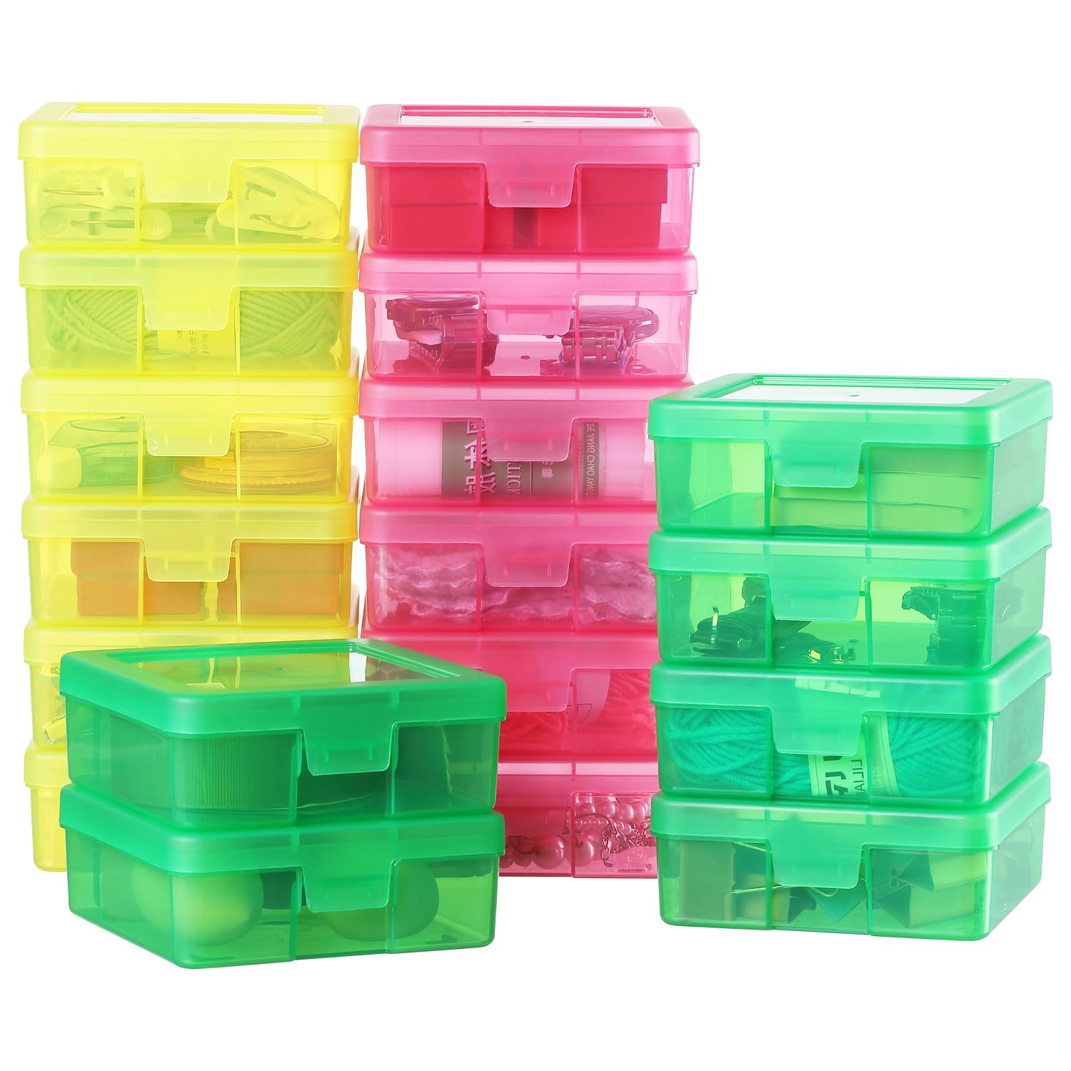 Snapklik.com : OMNISAFE 18 Pack Small Colored Plastic Hobby Art Craft ...