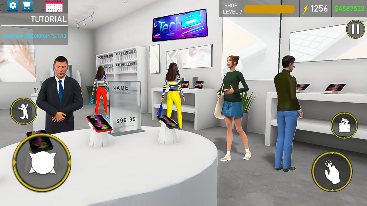 Electronics Store Accessories Simulator Games 3D : New Electronic ...