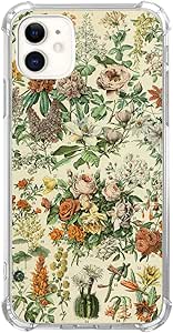 Amazon.com: Dohakemuny Cottagecore Botanical Plant Flowers Case Compatible with iPhone 11 ...