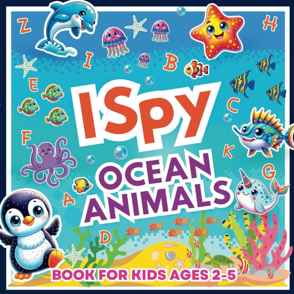 I Spy Ocean Animals: Fun Guessing Game for Marine Life Adventurers ...