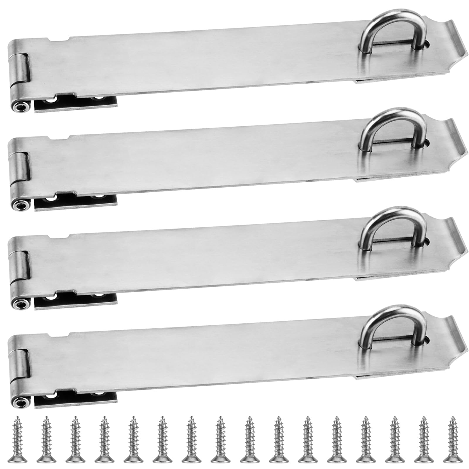 Snapklik.com : KINJOEK 4 PCS 8 Inch Padlock Hasp, 2.8cm Extra Thick ...