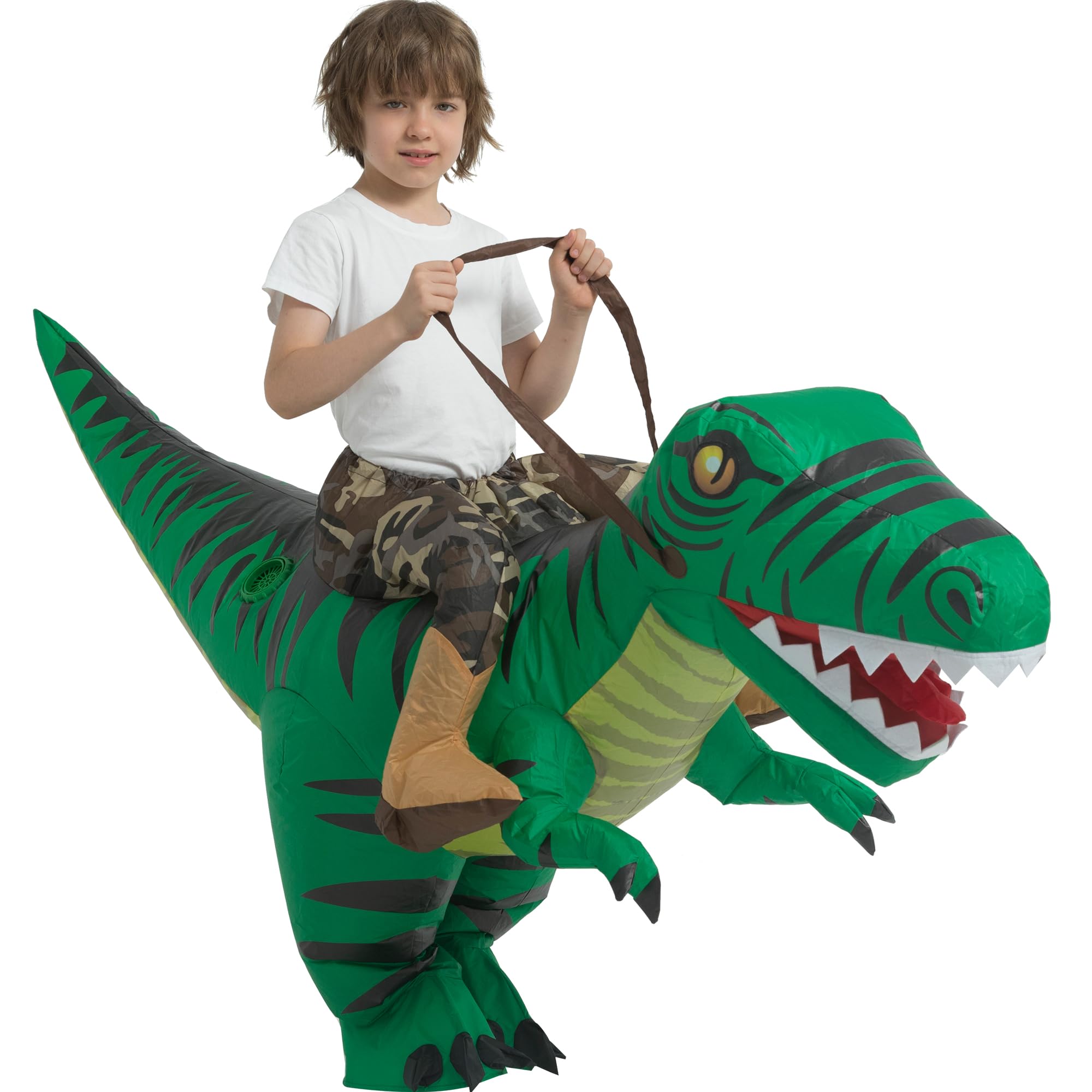 Snapklik.com : Tasanor Blow Up Raptor Costume,Inflatable Costumes For ...