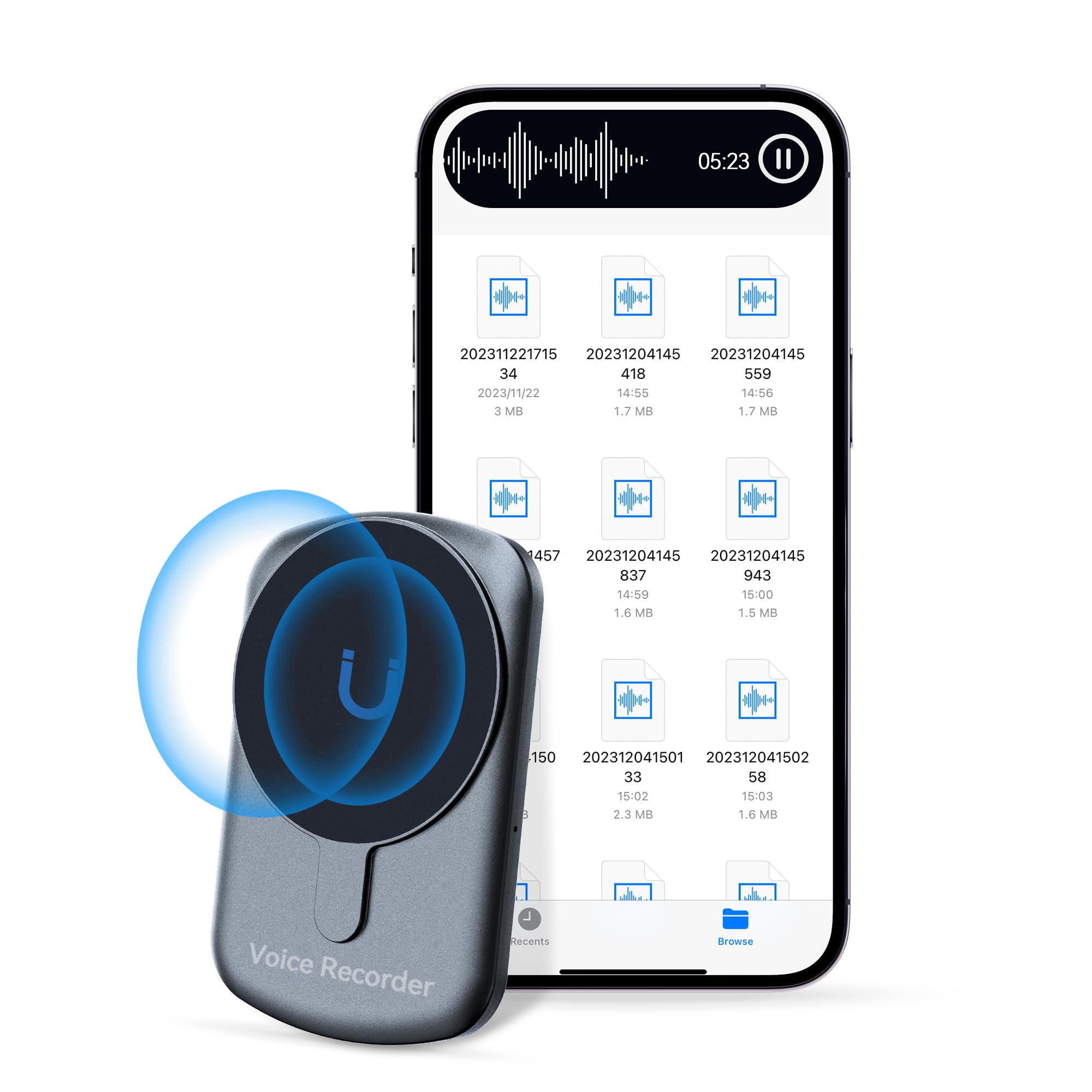 Amazon.com: 32GB Voice Activated Recorder, Smart Phone Call Voice ...