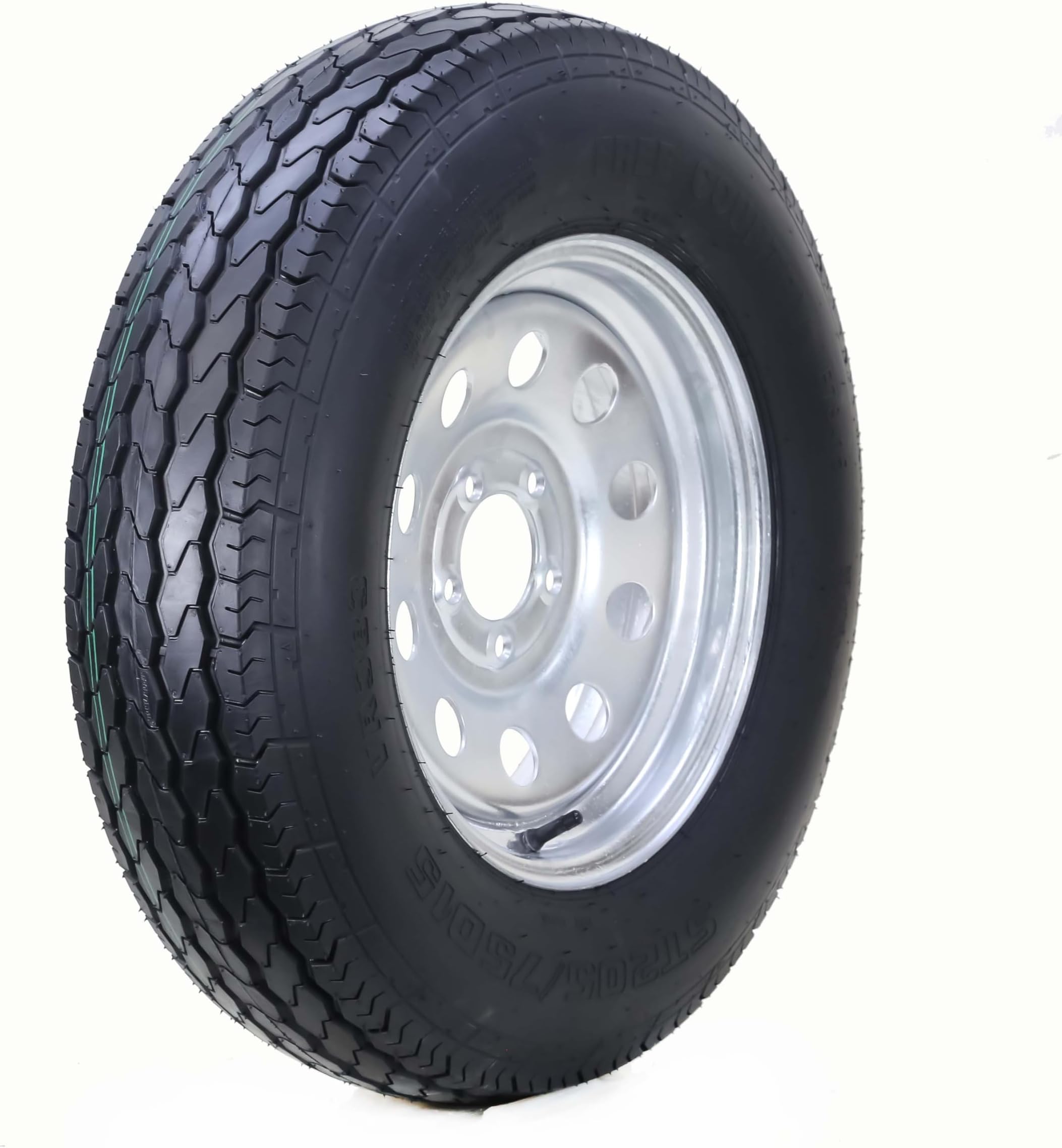 Amazon.com: Free Country Trailer Tire Wheel Assembly ST205/75D15 6-Ply ...
