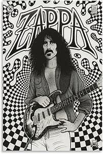 Amazon.com: Frank Zappa Rock Music Posters Canvas Inspirational Art ...