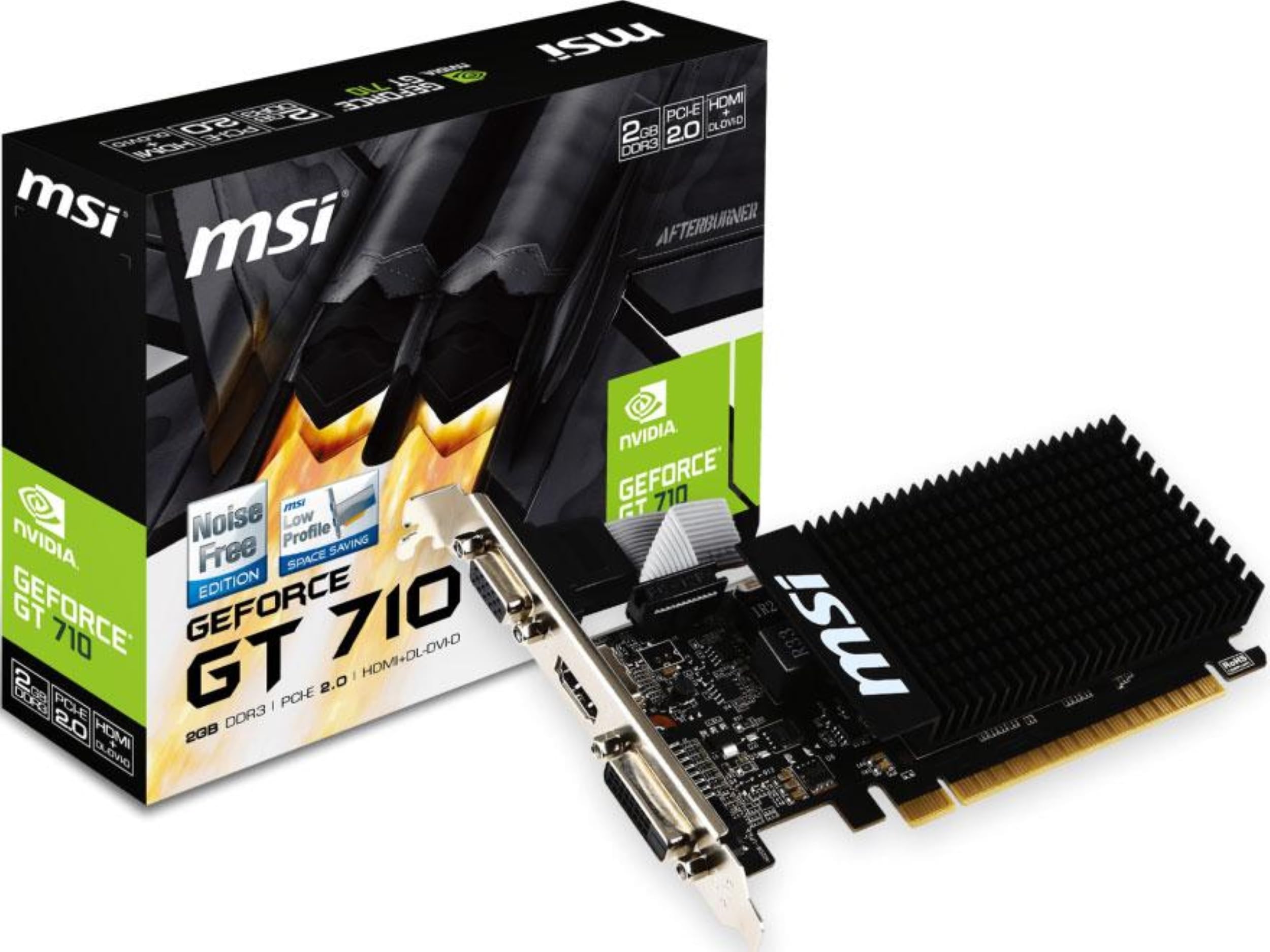 ASUS NVIDIA GeForce GT 730 Graphics Card (PCIe 2.0, 2GB GDDR5 Memory ...