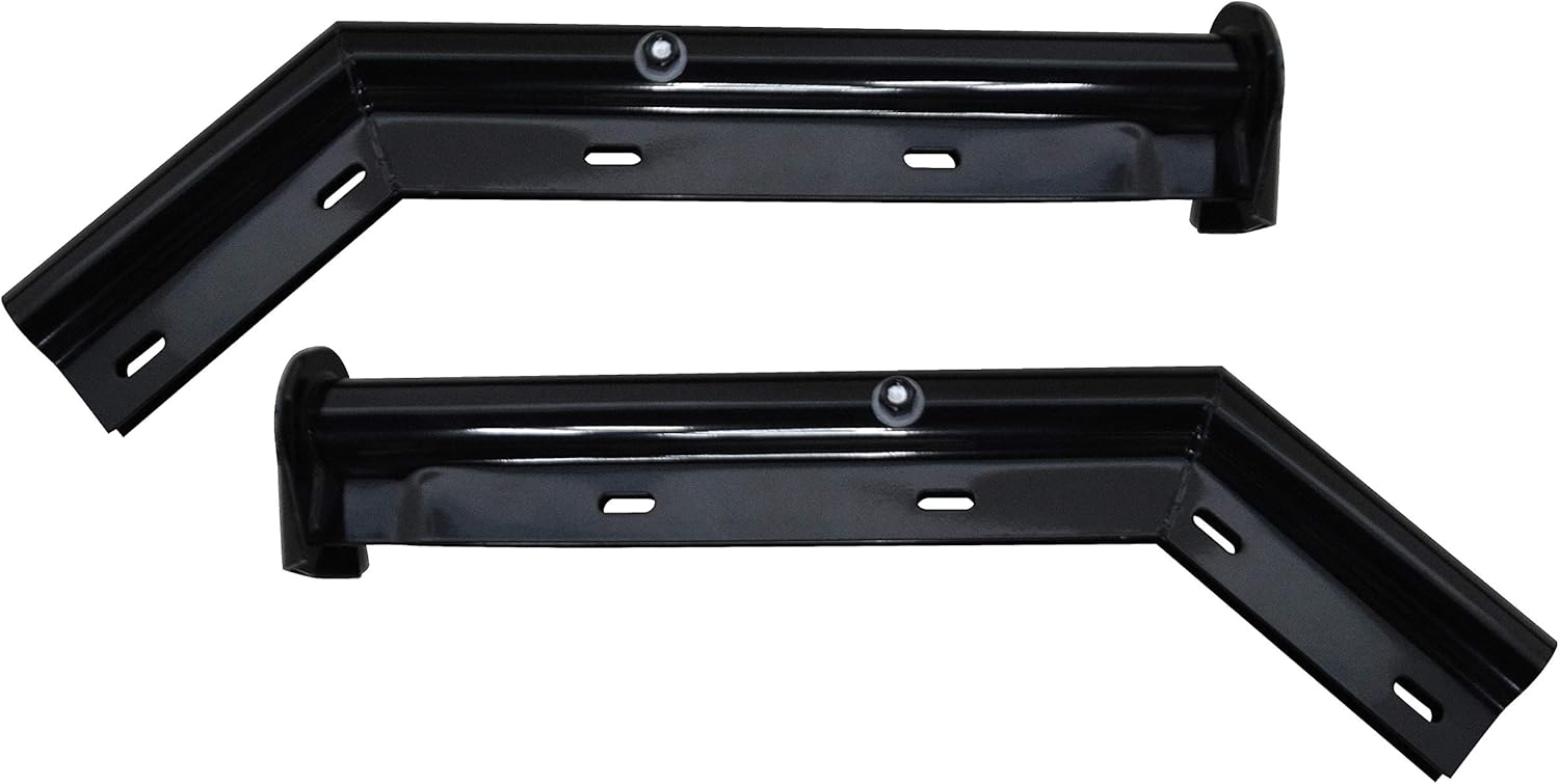 Amazon.com: Black Angled Spring Loaded Mud Flap Hanger,Round Tube Style ...