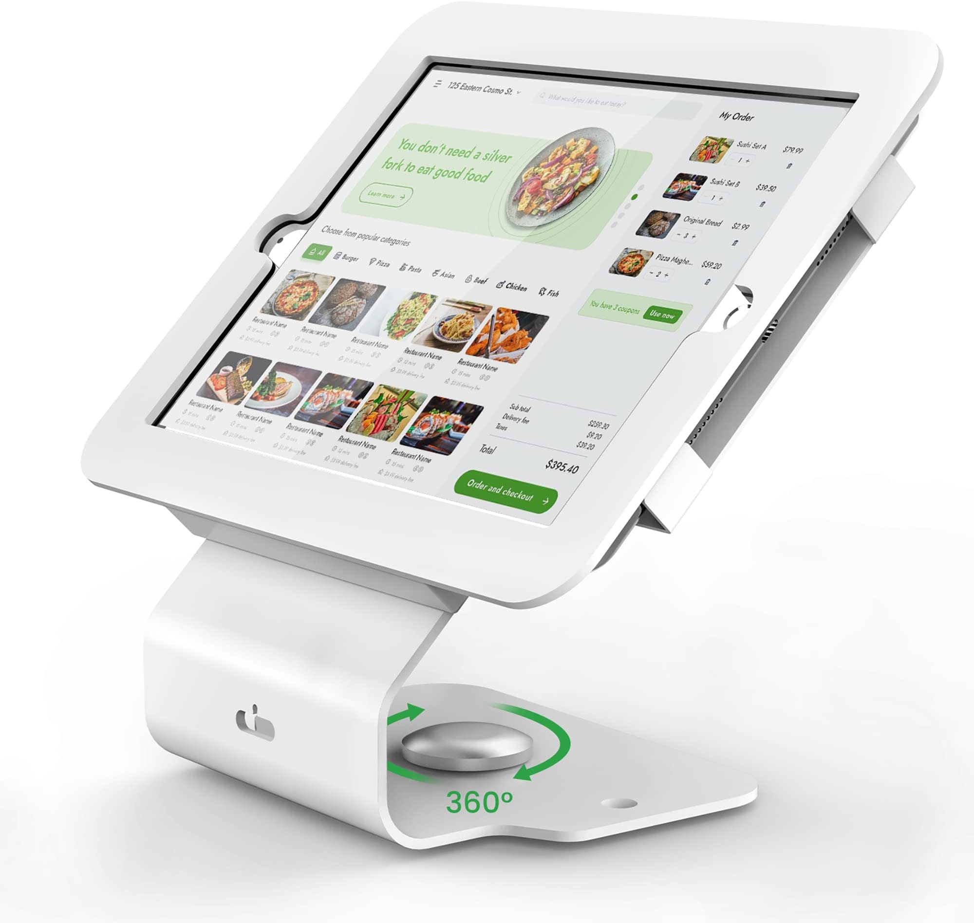 Amazon.com: AboveTEK Anti-Theft iPad Kiosk Stand – POS iPad Security ...