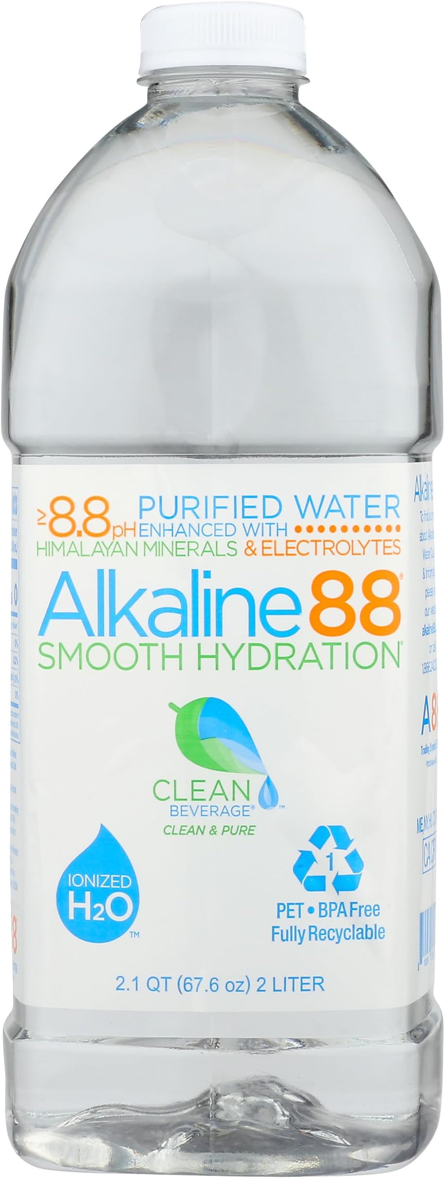 Amazon.com: Alkaline88 Purified Water, 8.8 pH Enhanced with Himalayan ...