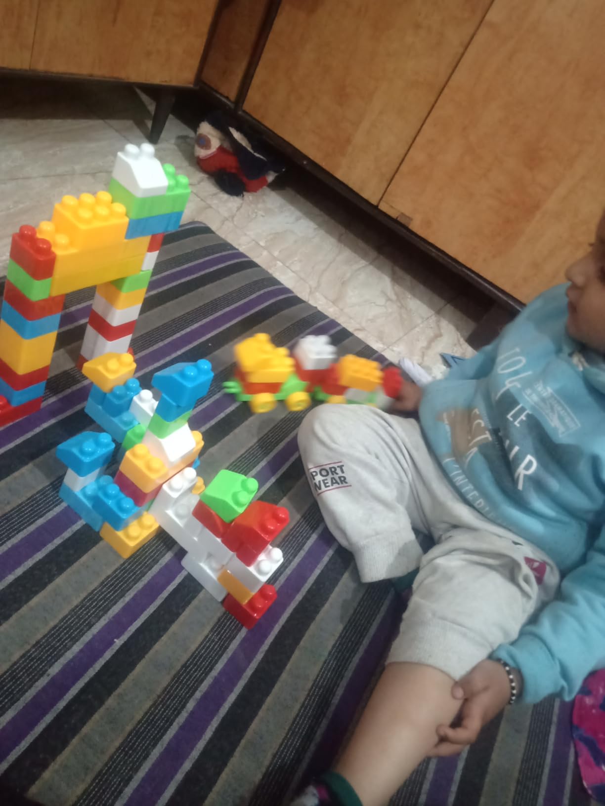 Humming Bird Kid's 80 Pcs Big Mega Sized Blocks Toys Building and ...