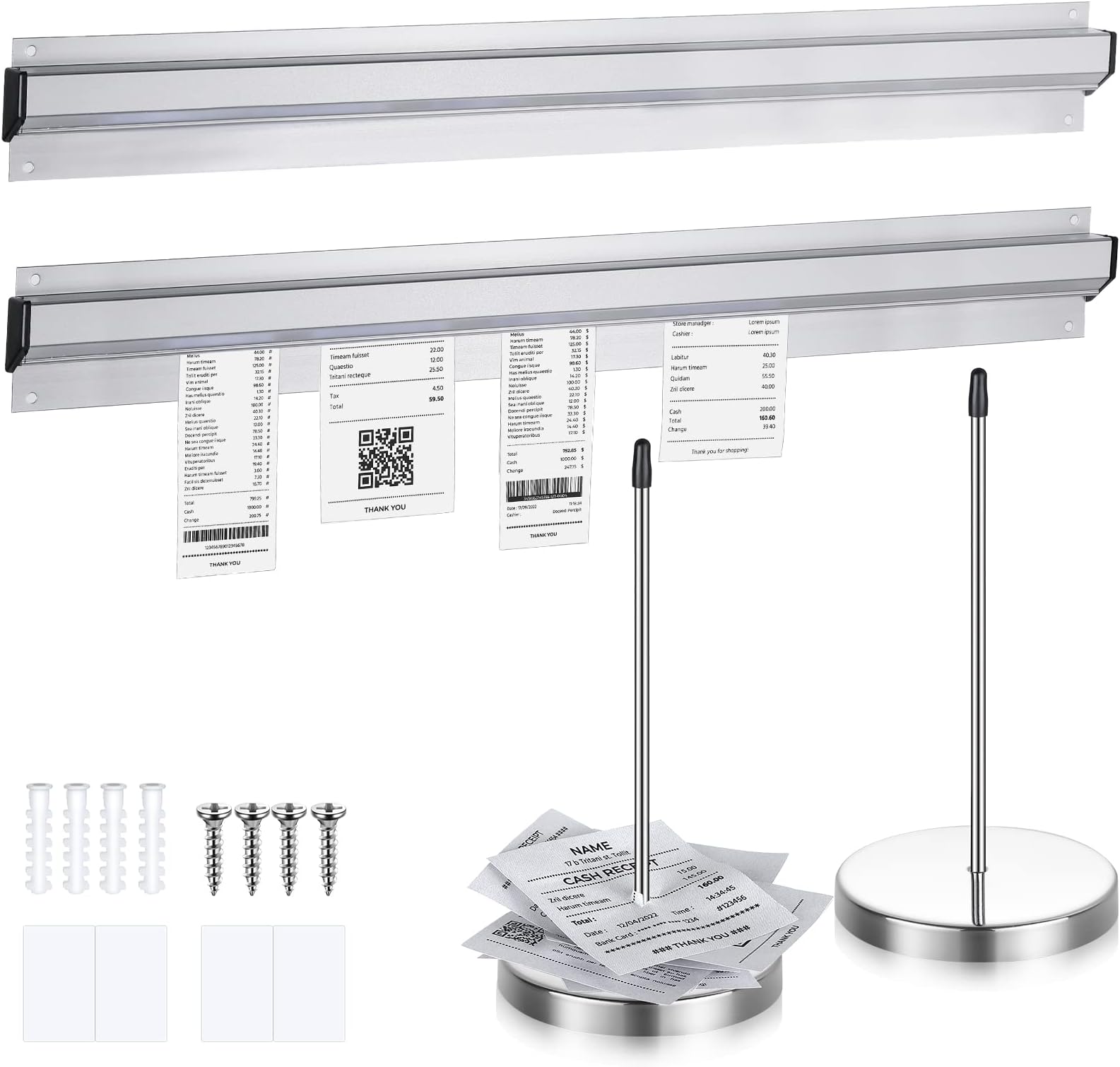 Amazon.com : Photect 2 Pcs 18 Inch Slide Check Rack Aluminum Display ...