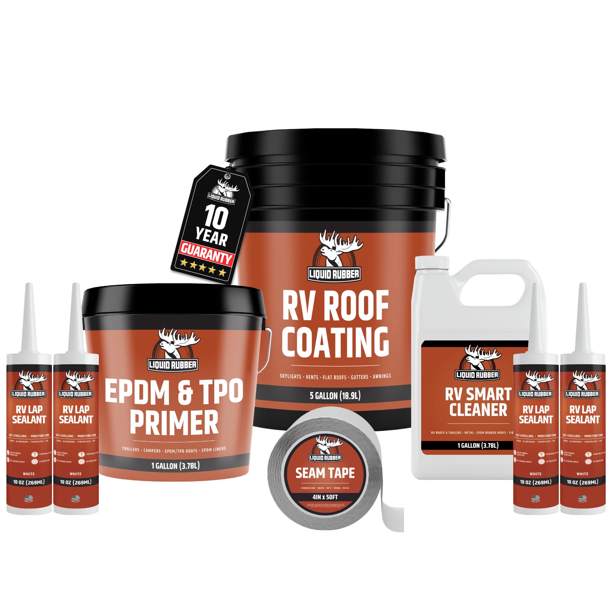 Liquid Rubber RV Roof Coating Solar Reflective Sealant Waterproof ...