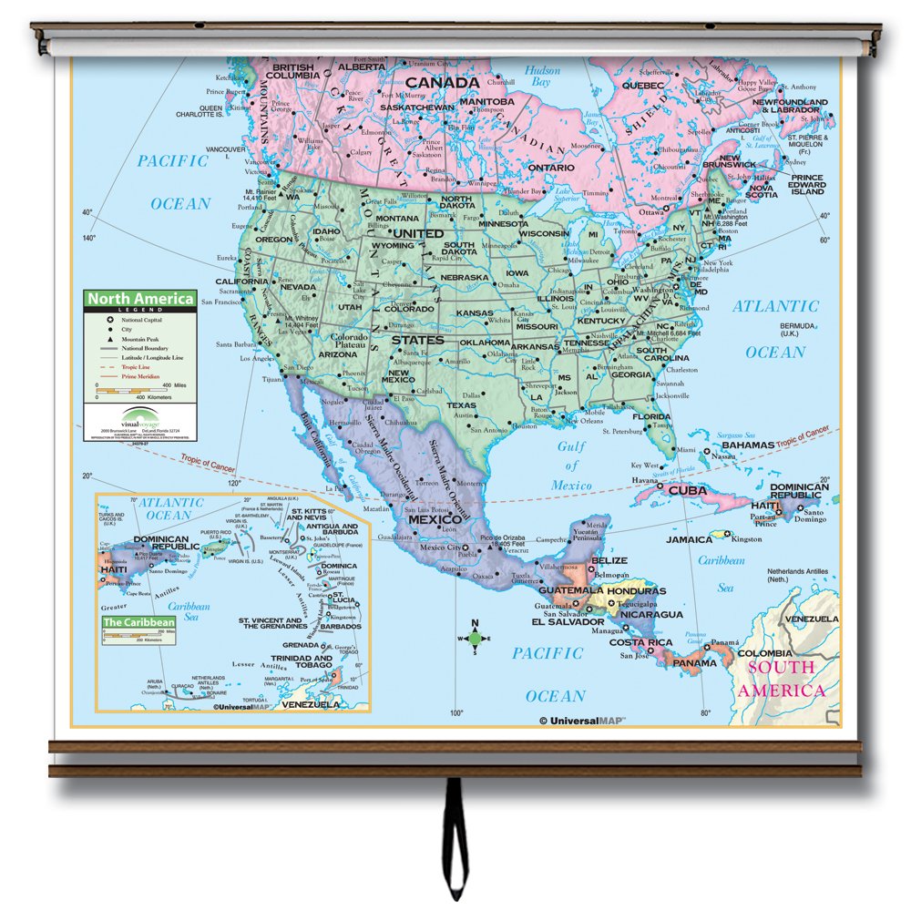 2 Map Primary Wall Map Set (Primary Classroom Wall Maps): Kappa Map ...