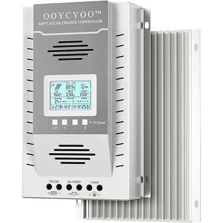 Amazon.com : OOYCYOO MPPT Charge Controller 80 amp 12V/24V Auto, 80A ...